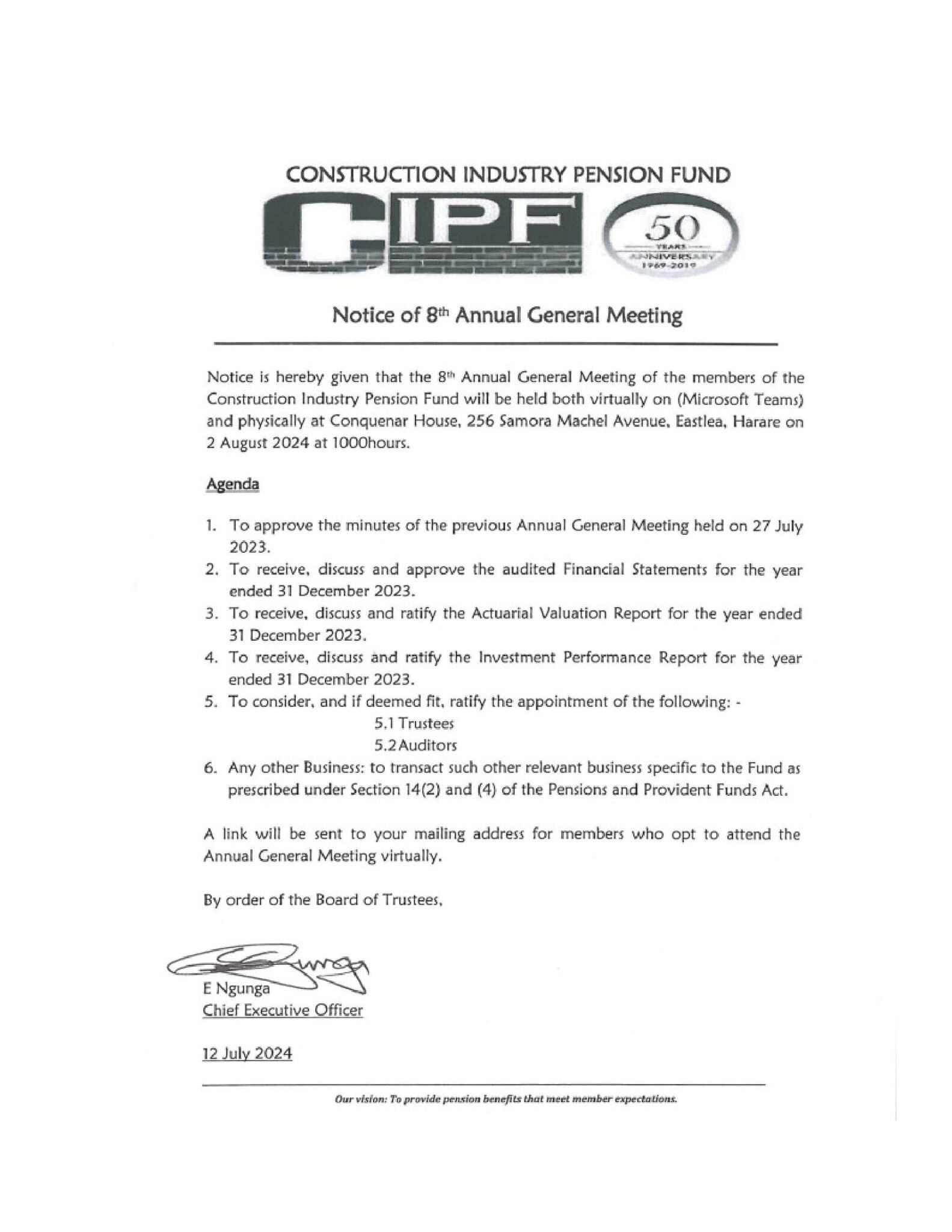 CIPF – Construction Industry Pension Fund